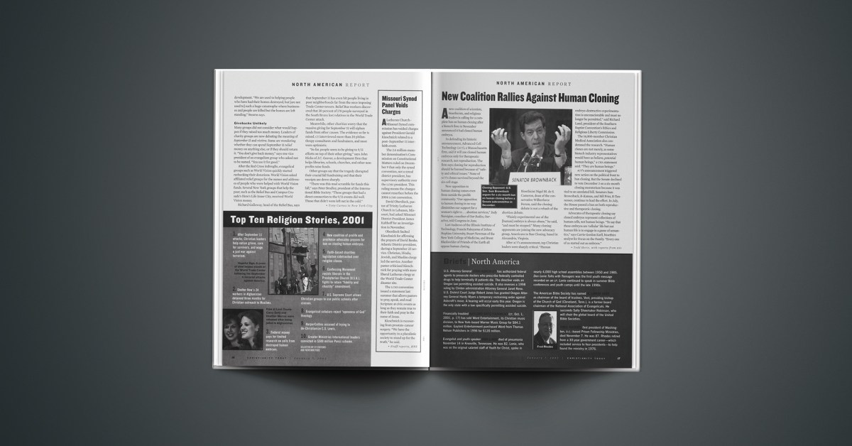 Top 10 Religion Stories: CT's annual list - Christianity Today