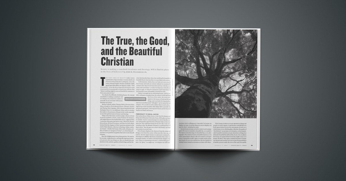 "The True, the Good, and the Beautiful Christian" - Christianity Today