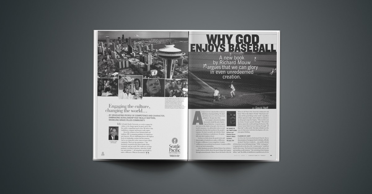 Why God Enjoys Baseball - Christianity Today