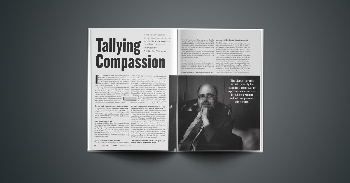 Tallying Compassion - Christianity Today