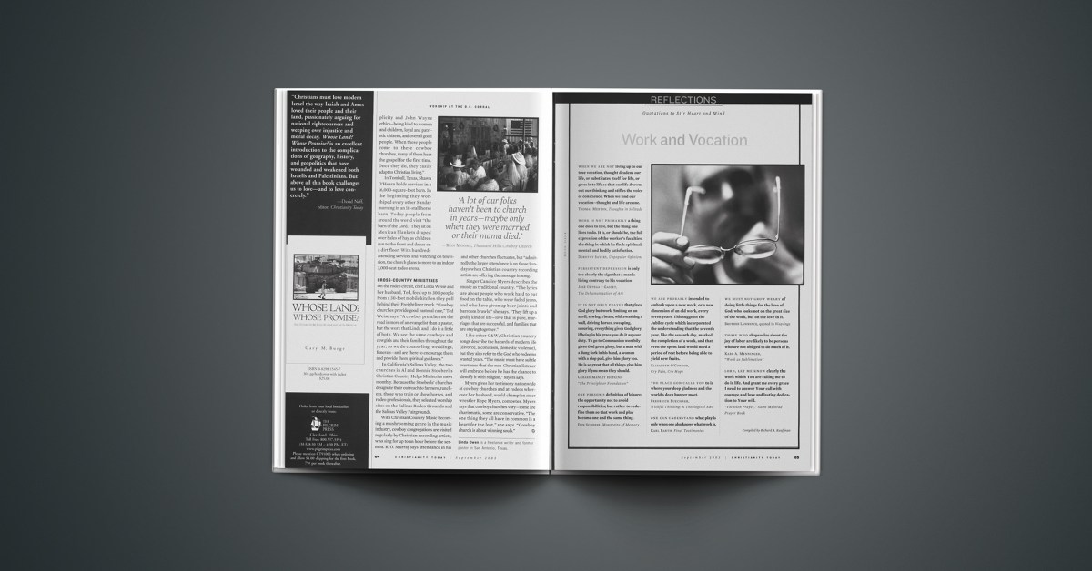 Work and Vocation - Christianity Today