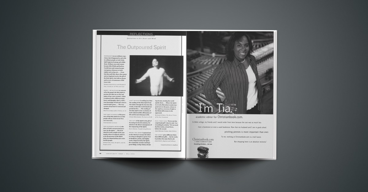 The Outpoured Spirit - Christianity Today