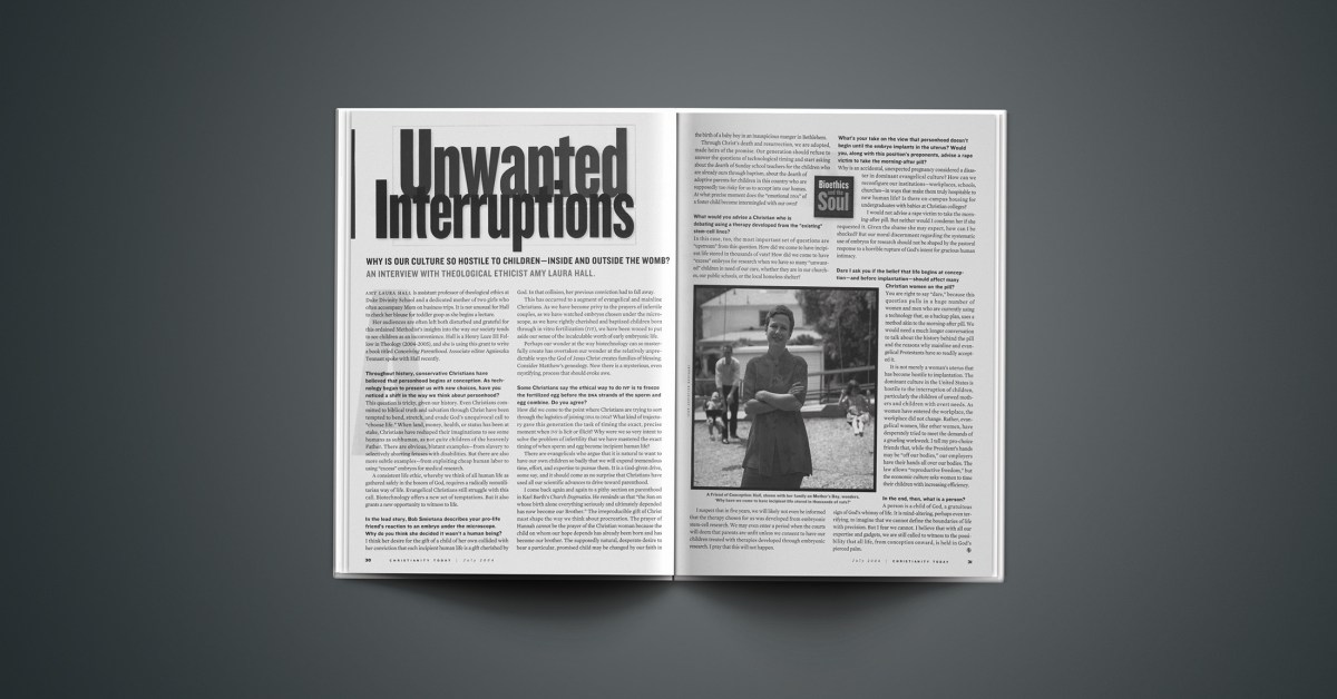 Unwanted Interruptions - Christianity Today