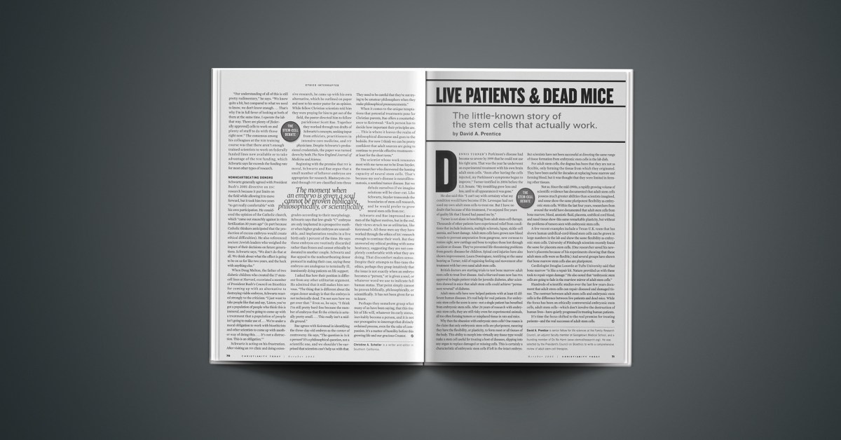 Live Patients & Dead Mice - Christianity Today