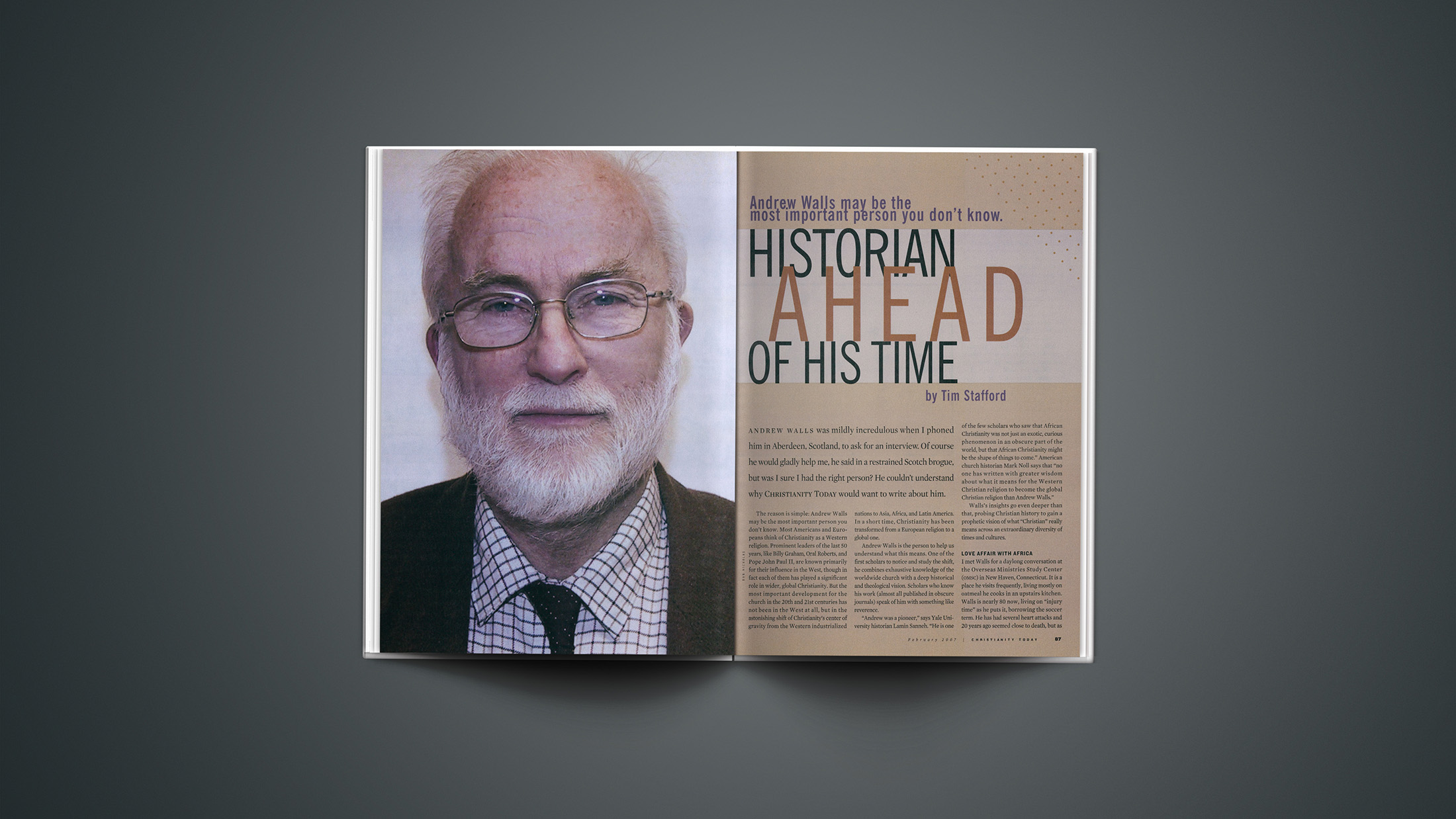 Andrew Walls: Historian Ahead of His Time - Christianity Today