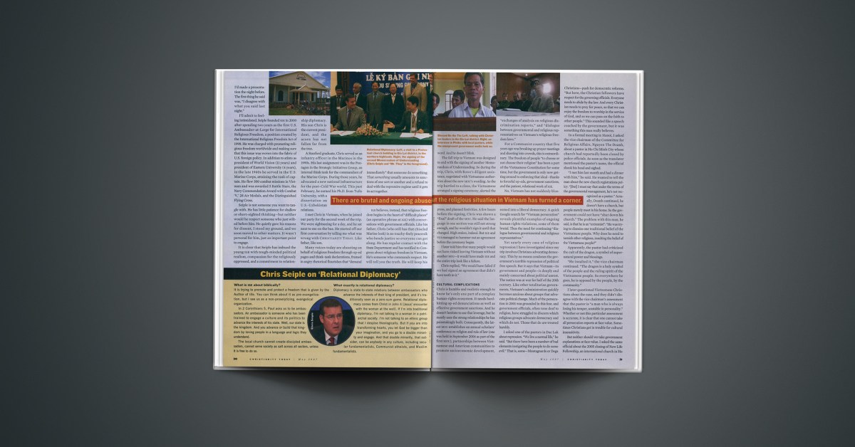 Chris Seiple on 'Relational Diplomacy' - Christianity Today