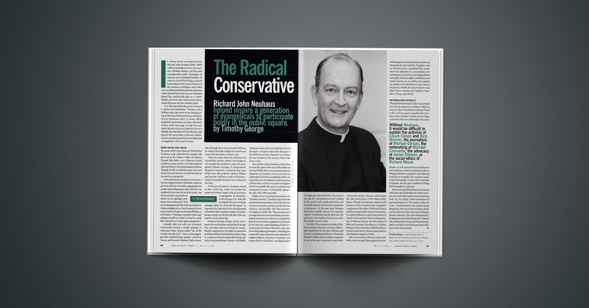 The Radical Conservative - Christianity Today