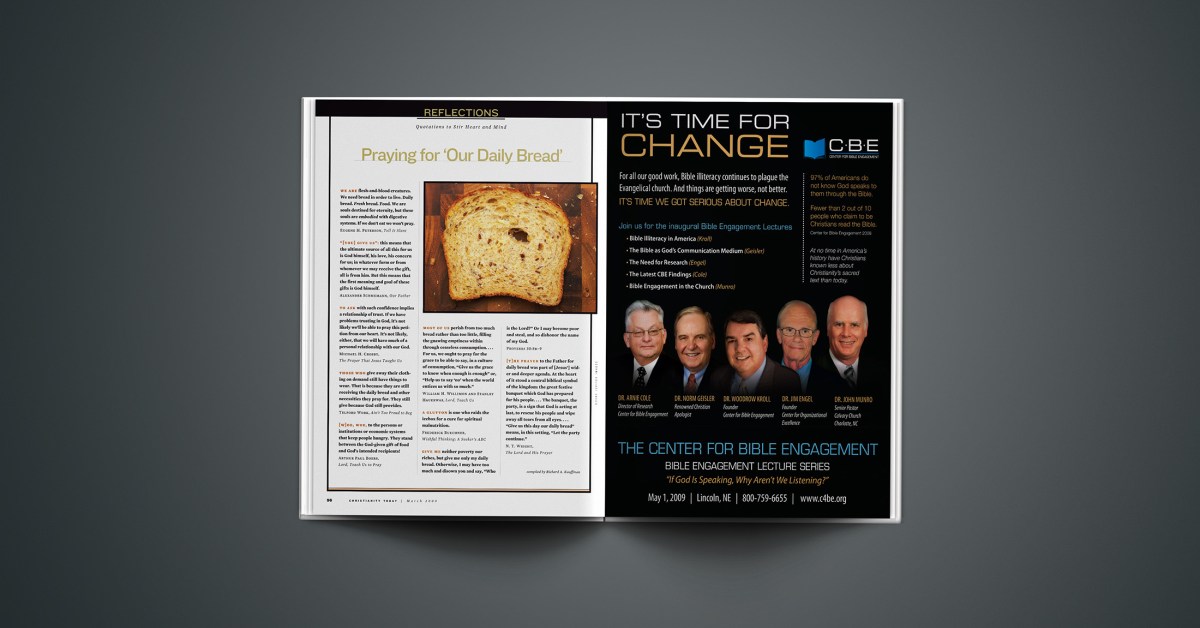Praying for 'Our Daily Bread' - Christianity Today