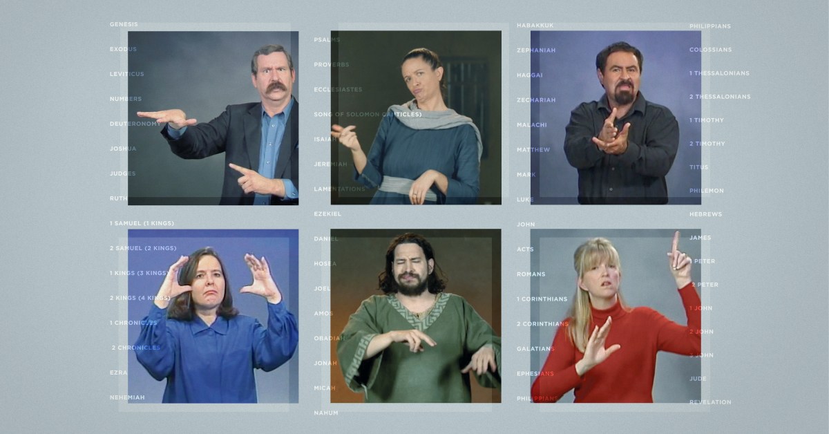 Sign Language Bible Complete After 39 Years - Christianity Today